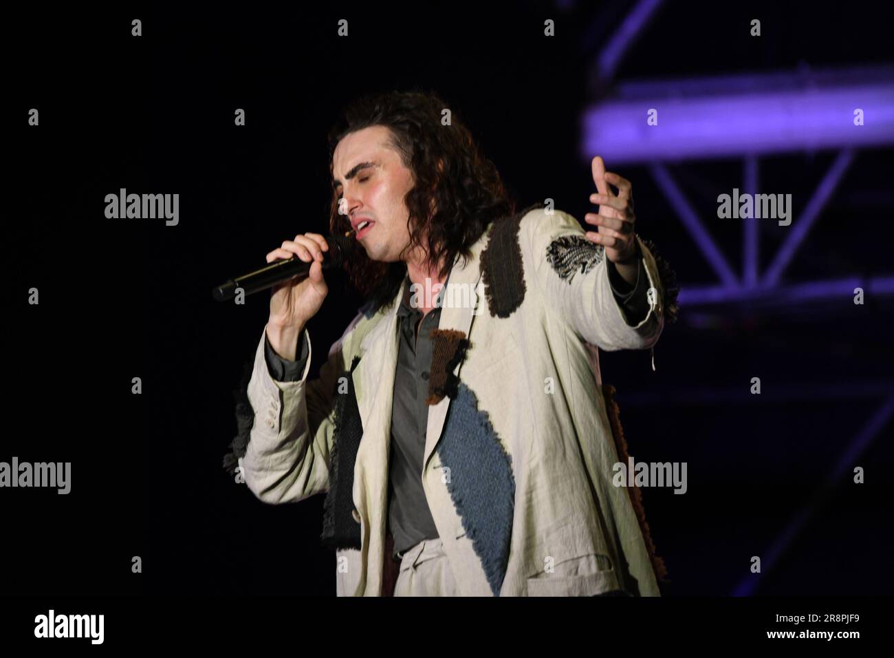 Castello Sforzesco, Milan, Italy, June 21, 2023, MIchele Bravi during ...