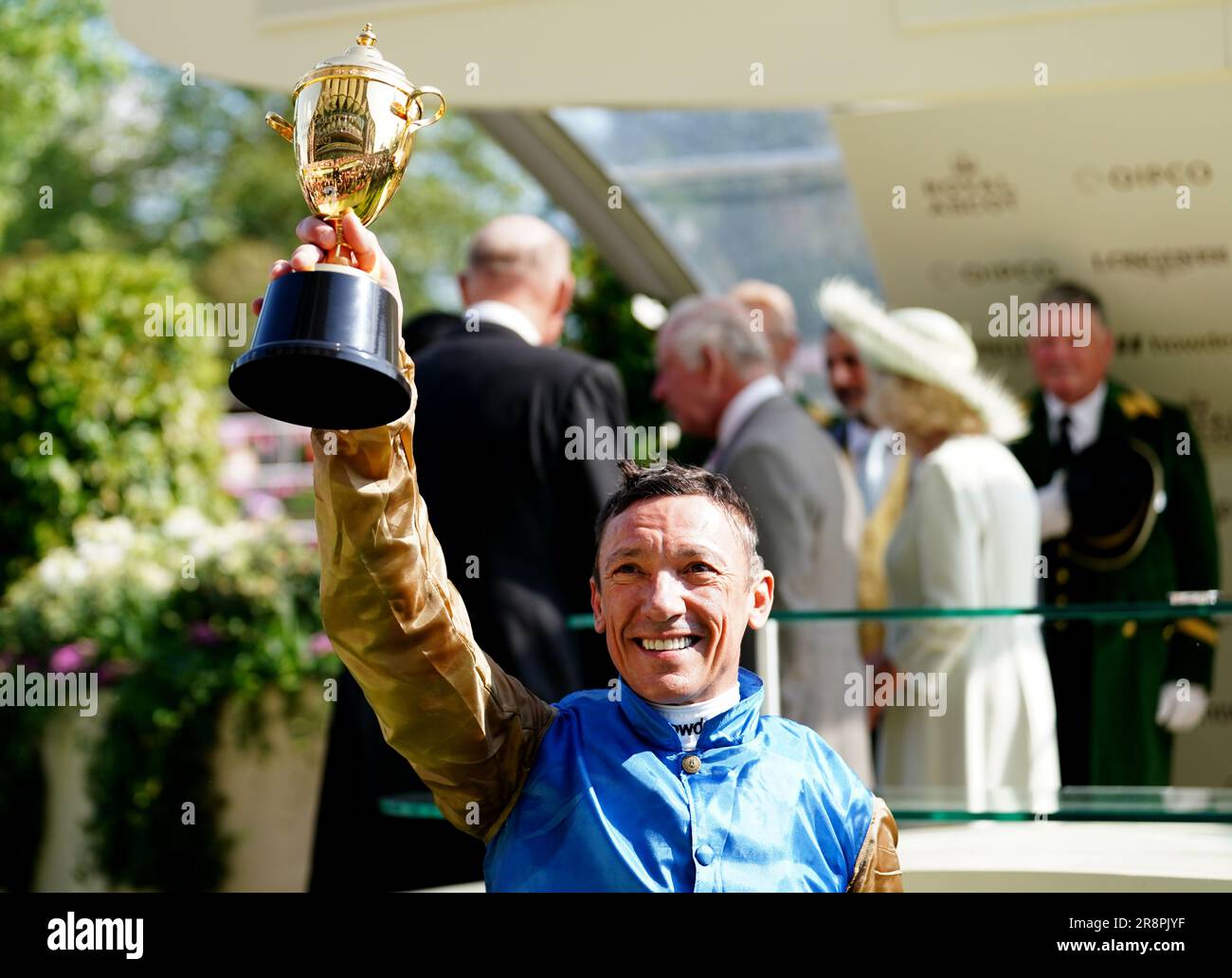The gold cup trophy during ladies day hi-res stock photography and ...