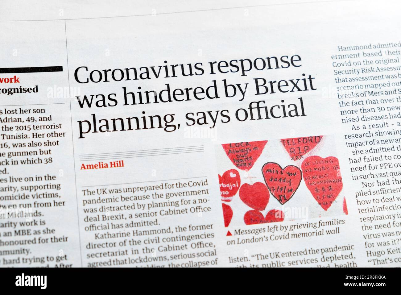 'Coronavirus response was hindered by Brexit planning, says official ...