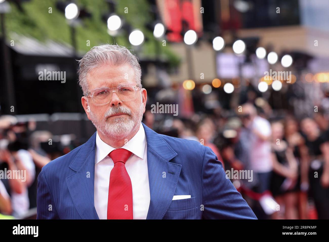 Director Christopher McQuarrie poses for photographers upon arrival at ...