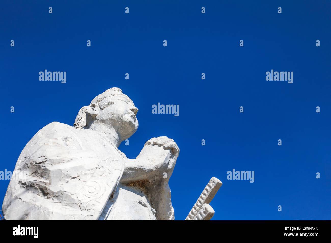 Statue of Amakusa Shiro at the Hara Castle Ruins Stock Photo - Alamy
