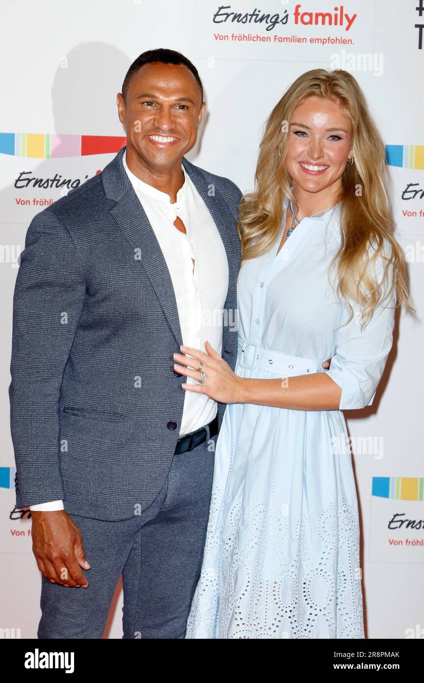 Daniel Aminati mit Ehefrau Patrice Aminati bei der Ernsting's Family ...