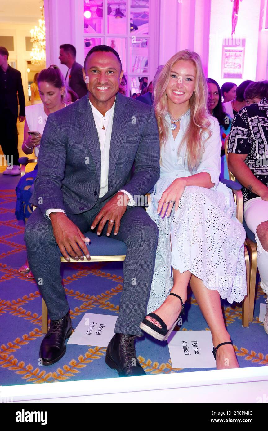 Daniel Aminati mit Ehefrau Patrice Aminati bei der Ernsting's Family ...