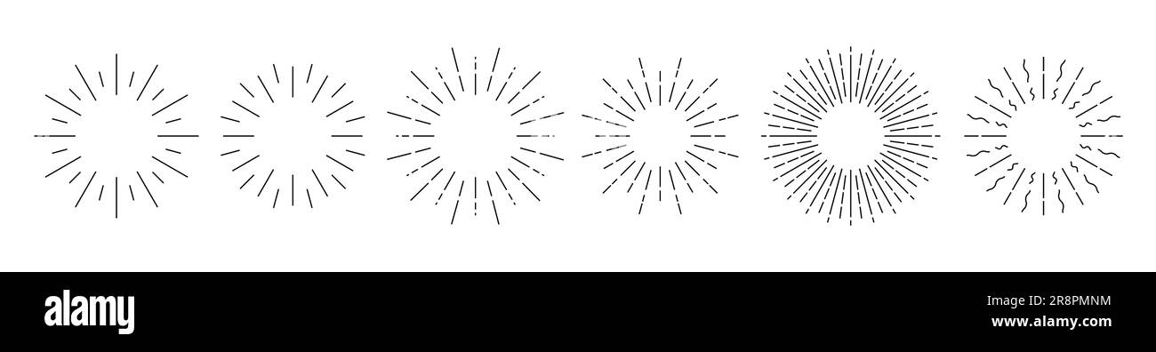 Abstract Sunburst Circle