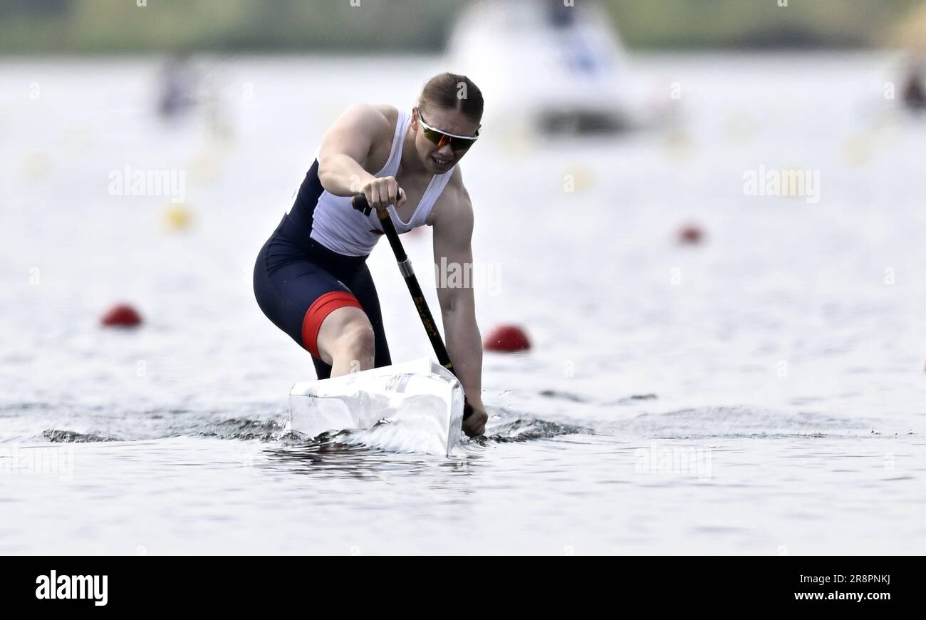 Krakow, Poland. 22nd June, 2023. Canoe Sprint. 2023 European Games ...