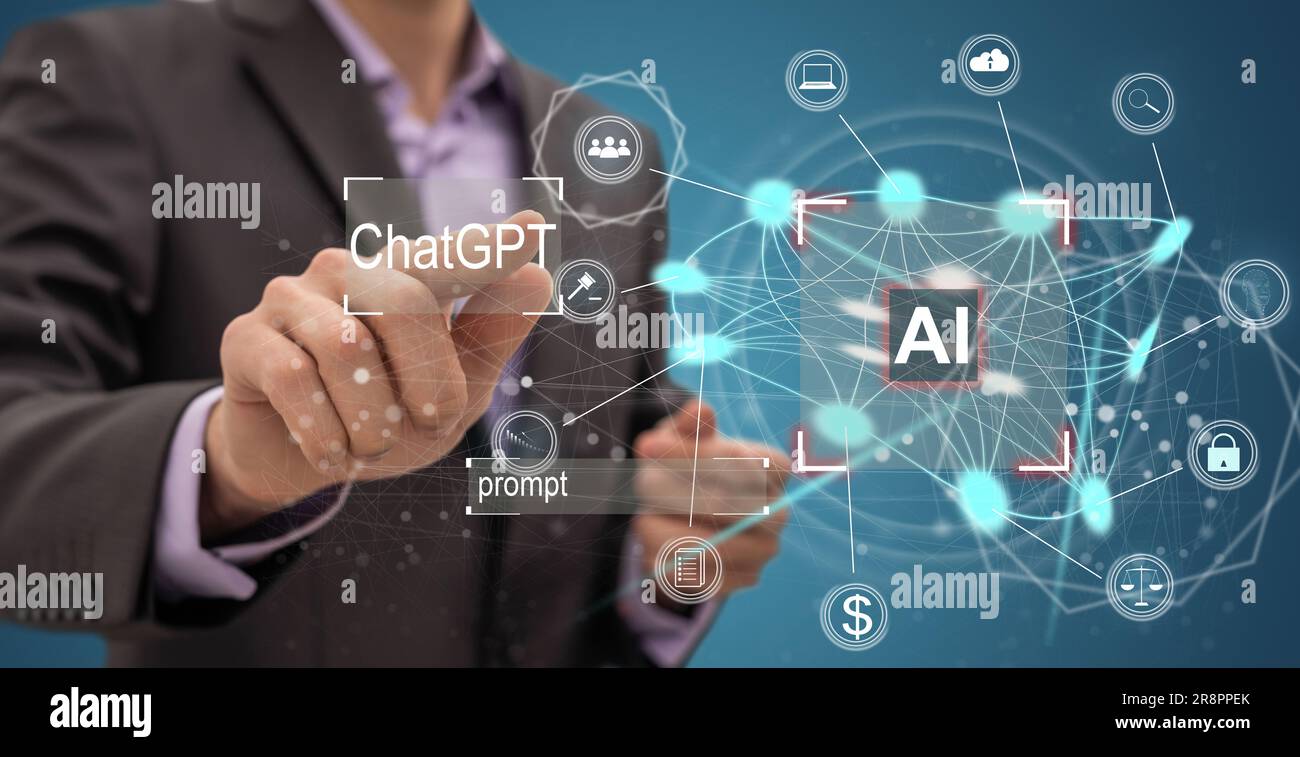 Ai technology, Artificial Intelligence. man using technology smart robot AI, artificial ...