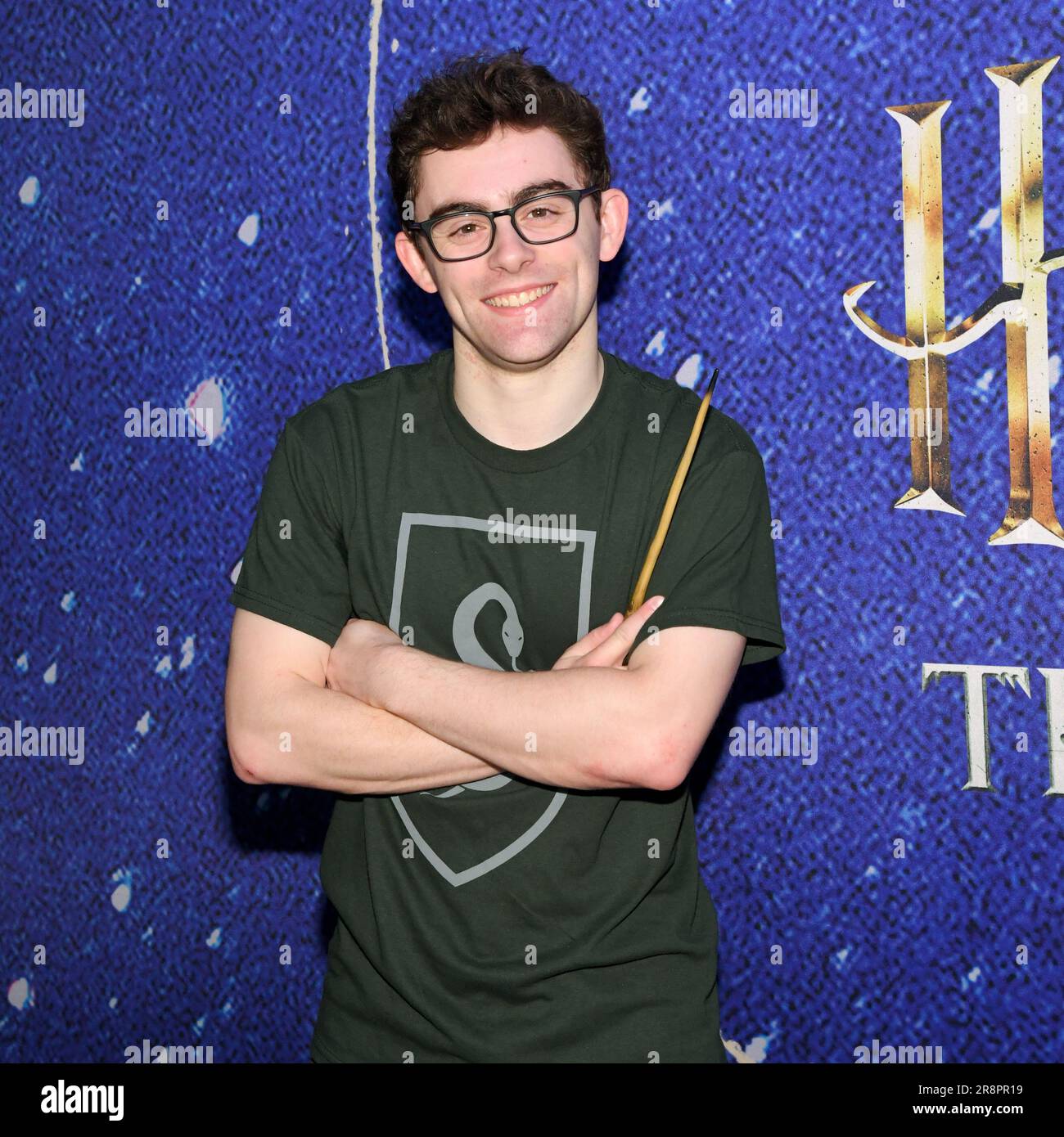 New York, USA. 22nd June, 2023. Broadway actor Joel Meyers visits Harry ...