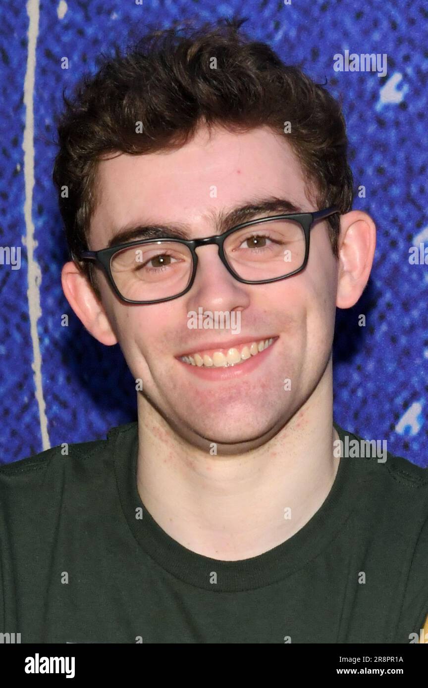 New York, USA. 22nd June, 2023. Broadway actor Joel Meyers visits Harry ...