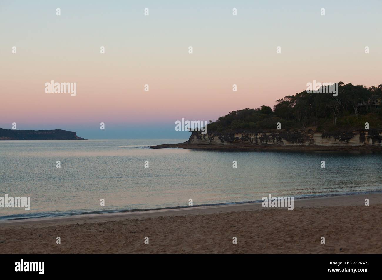 Sunset, Pearl Beach, New South Wales, Australia Stock Photo - Alamy