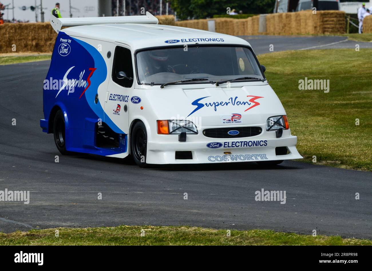 Ford SuperVan 3 racing up the hill climb at the Goodwood Festival of ...