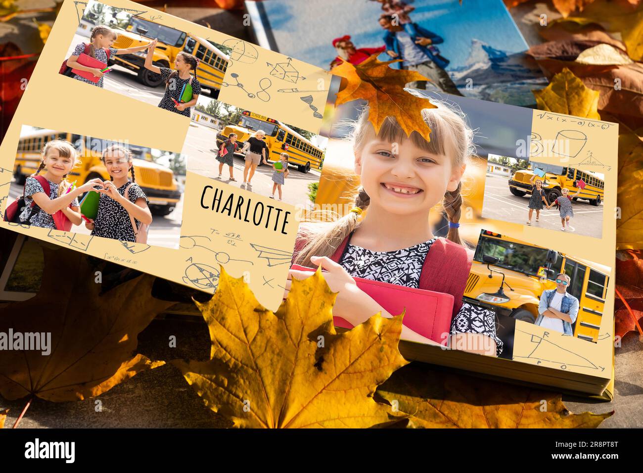graduation album, photo book, image stories Stock Photo - Alamy