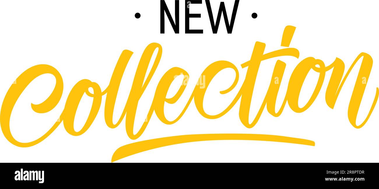 New collection poster template Stock Vector Image & Art - Alamy