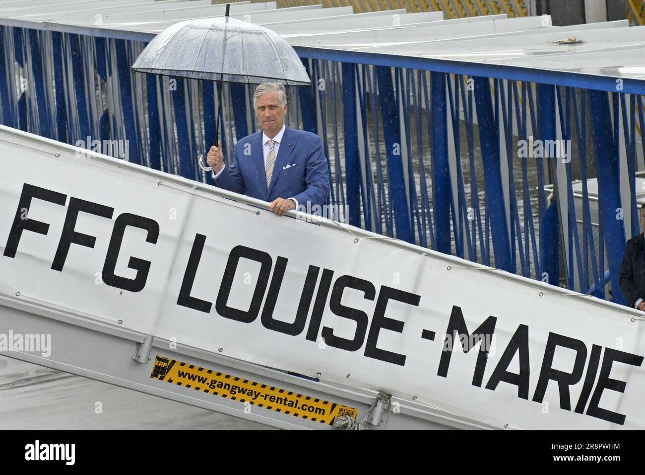 Antwerp, Belgium. 22nd June, 2023. King Philippe - Filip of Belgium ...