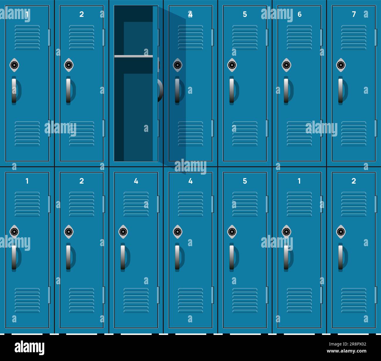 School locker vector door highschool metal gymnasium. Gym lockers box ...