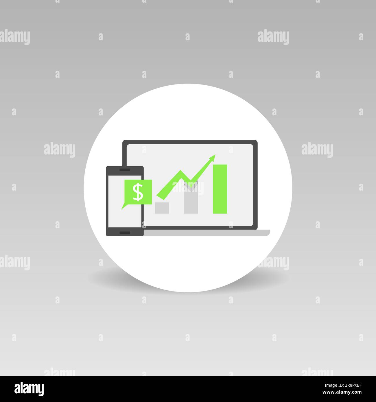 Increase revenue concept vector Stock Vector Images - Alamy