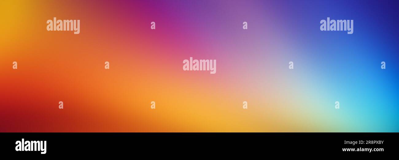 Red orange yellow purple blue gradient background wide web header ...