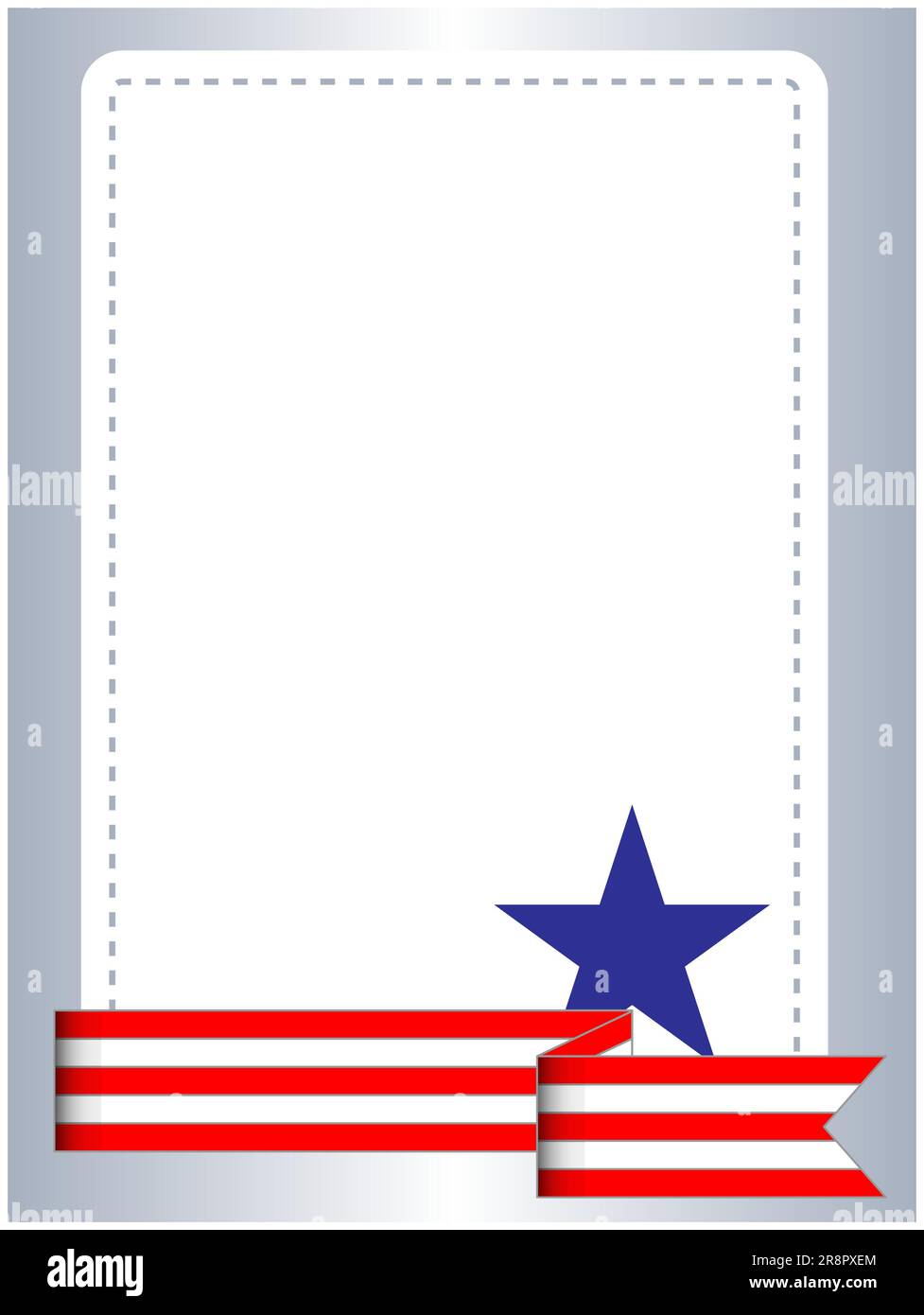 American frame with US flag symbols design template Stock Vector Image ...