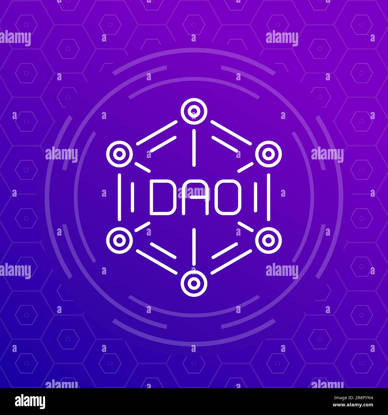 Distributed autonomous organization Stock Vector Images - Alamy