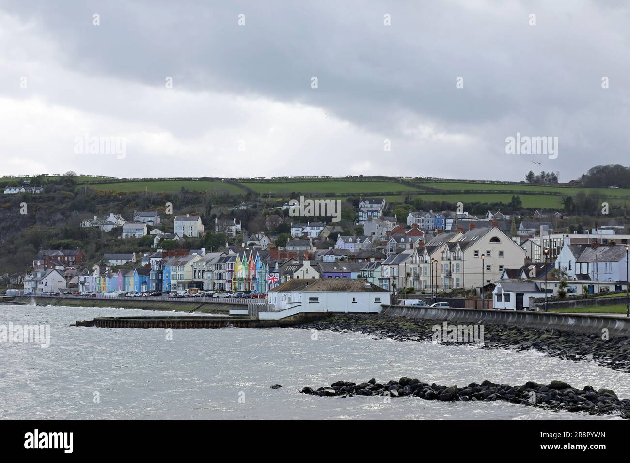 Seaside village of Whitehead in County Antrim Stock Photo - Alamy