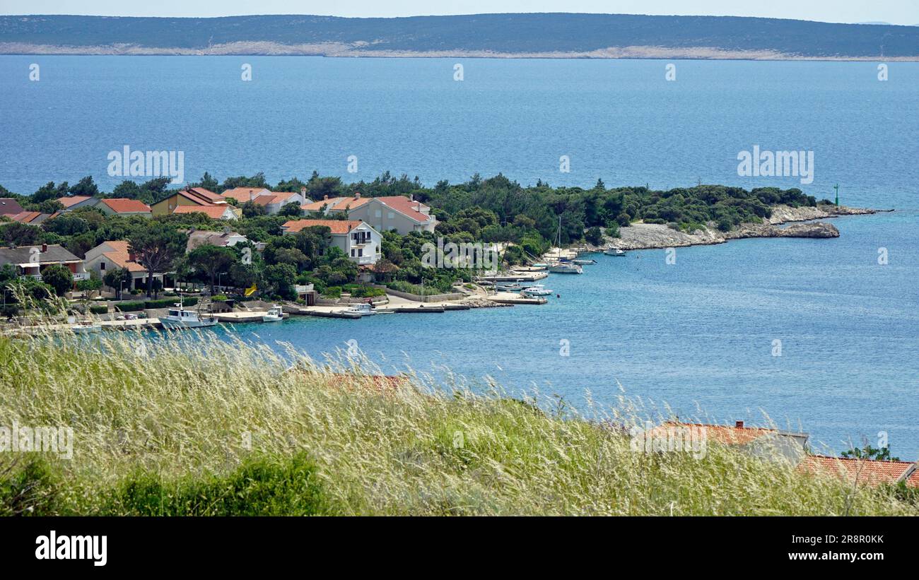 coastal landscape in dalmatia in northern croatia Stock Photo - Alamy
