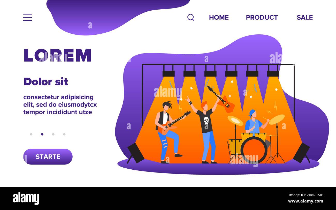 Famous rock singer Stock Vector Images - Alamy