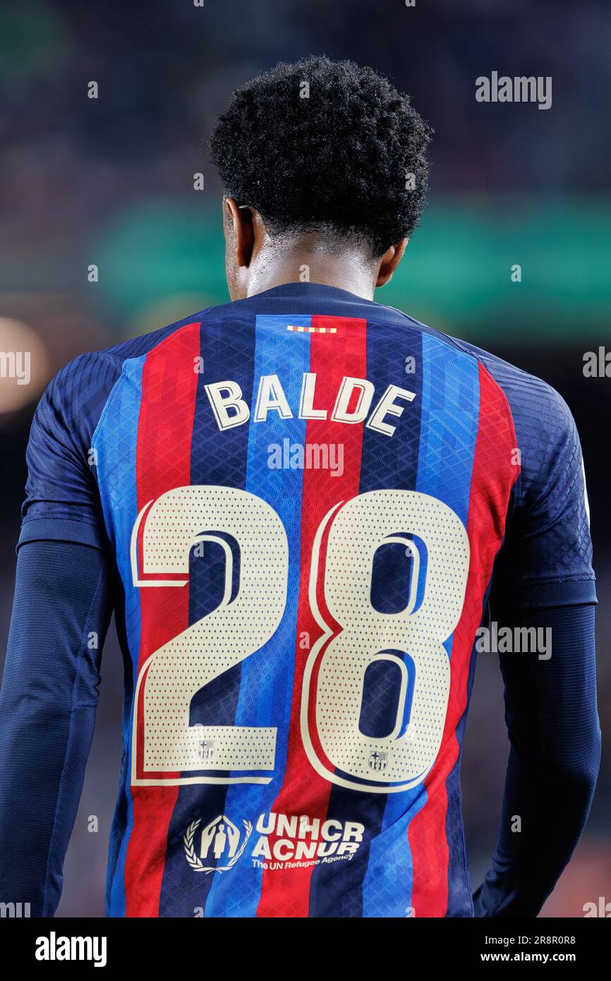 BARCELONA - APR 10: Balde in action during the LaLiga match between FC ...