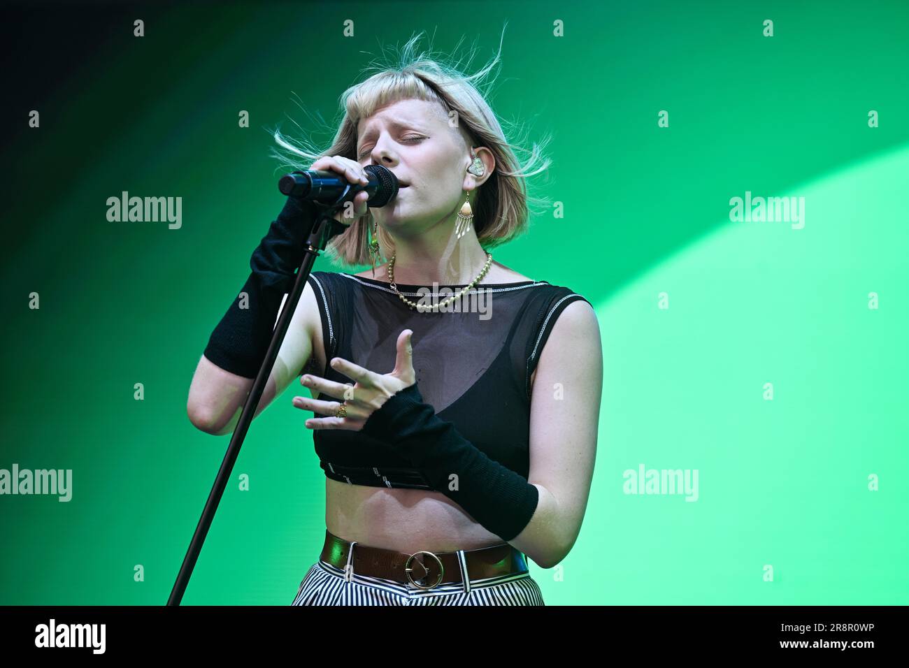 Prague, Czech Republic. 22nd June, 2023. Norwegian singer Aurora ...