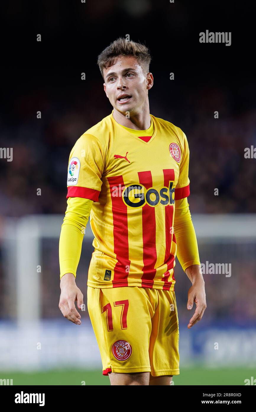 BARCELONA - APR 10: Rodrigo Riquelme in action during the LaLiga match ...