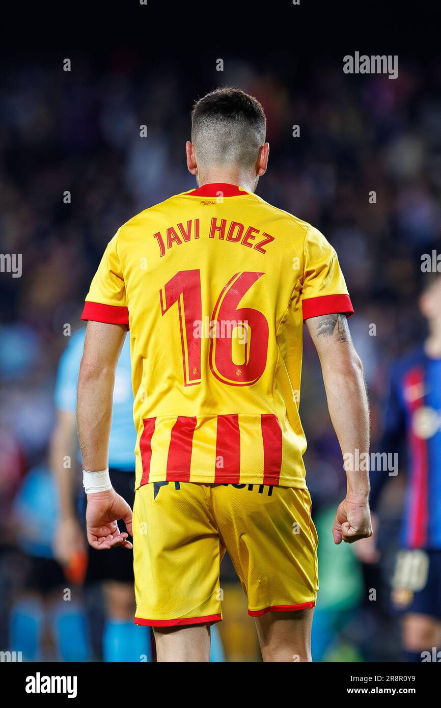 BARCELONA - APR 10: Javi Hernandez in action during the LaLiga match ...