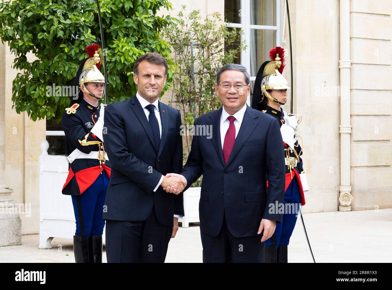 Paris, France. 22nd June, 2023. Chinese Premier Li Qiang meets with ...