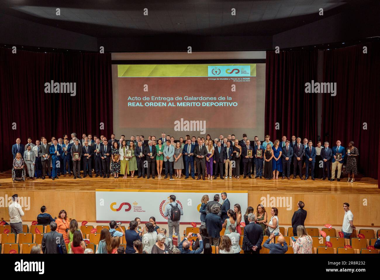 Family photo of the awardees during the presentation ceremony of ...
