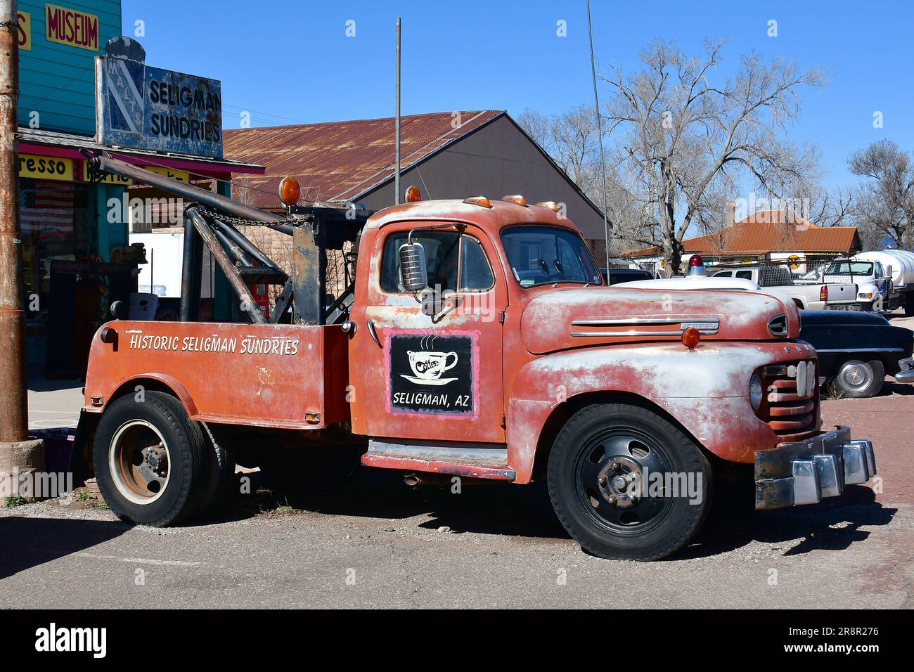 Ford F5 Flatbed (1948), Route 66, Seligman Commercial Historic District ...