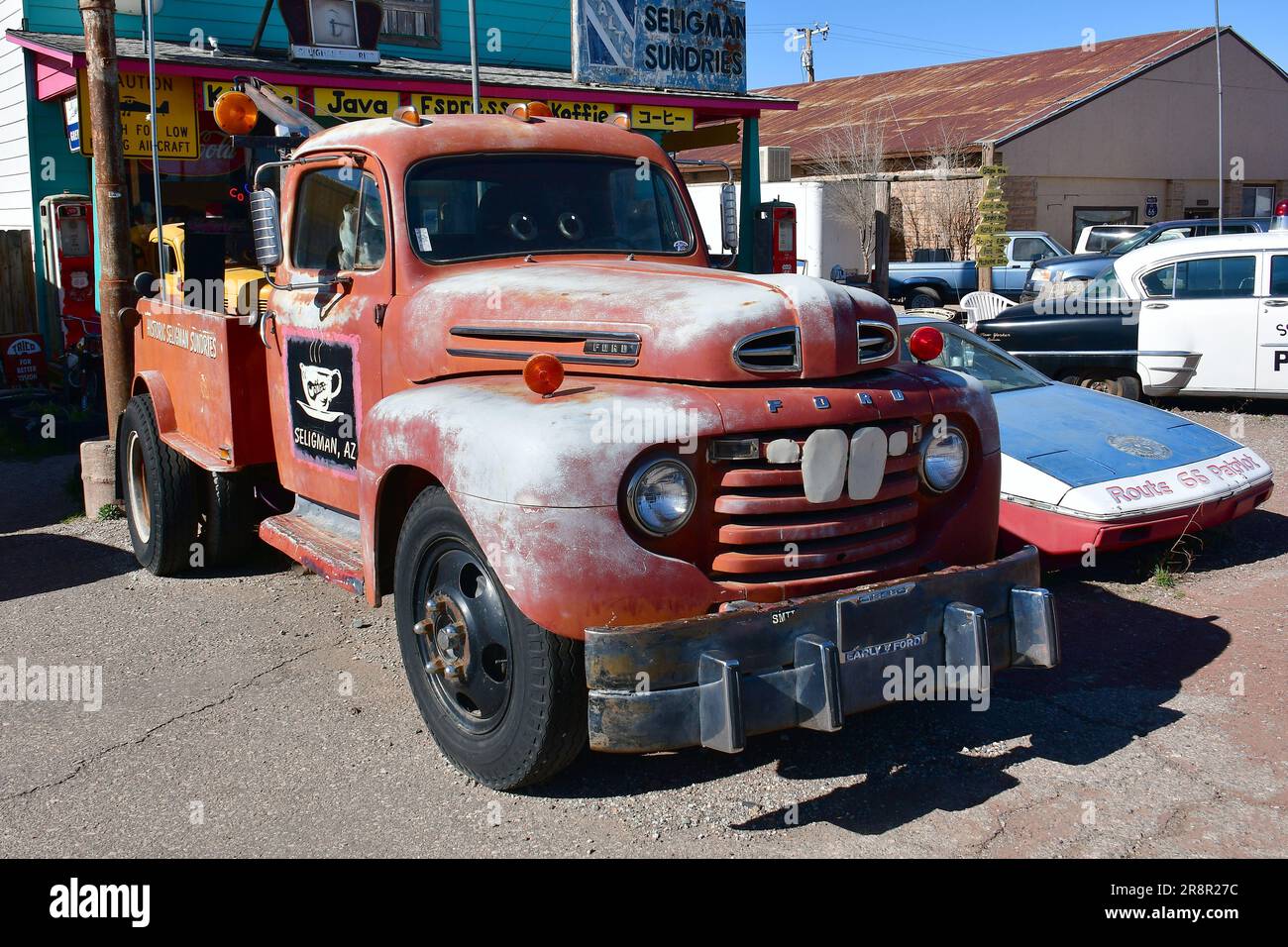 Ford F5 Flatbed (1948), Route 66, Seligman Commercial Historic District ...