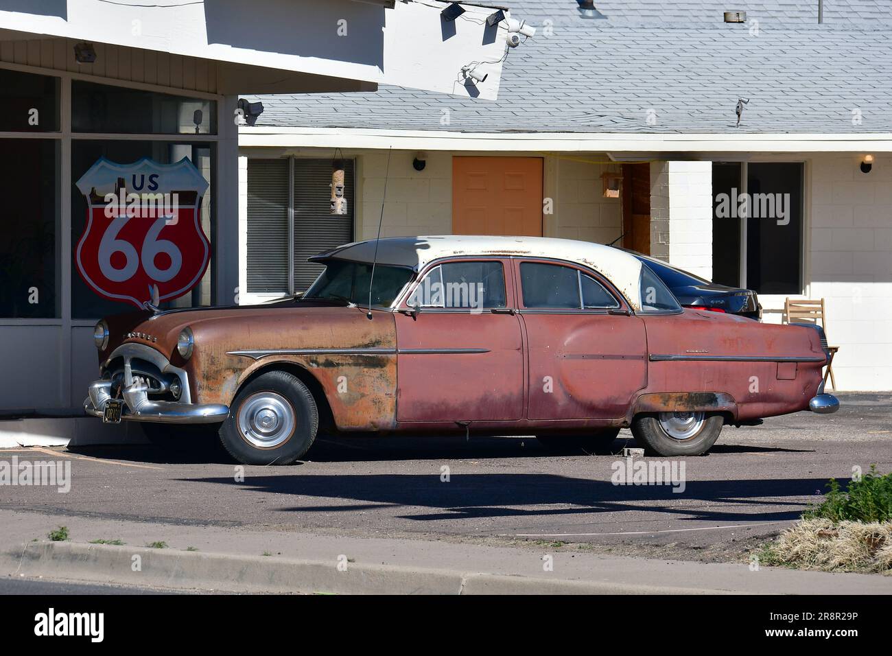 Packard 200 (1950), Route 66, Seligman Commercial Historic District ...