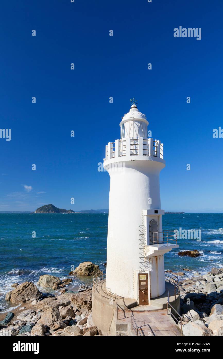 Lighthouse of Irago cape and Kamijima Island Stock Photo - Alamy