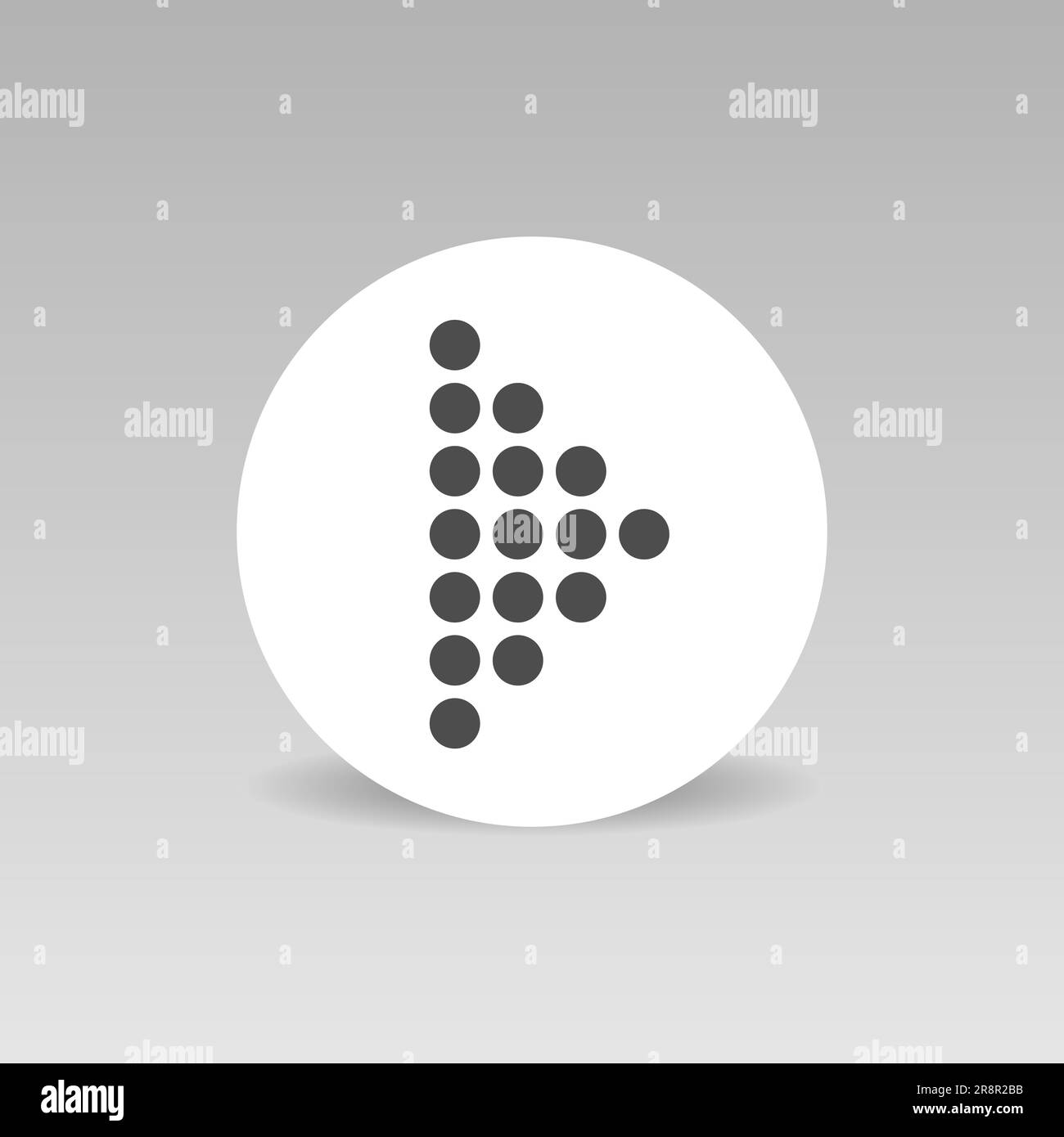 Dot arrow vector icon direction cursor click element Stock Vector Image ... Dot arrow vector icon direction cursor click element Stock Vector Image ...