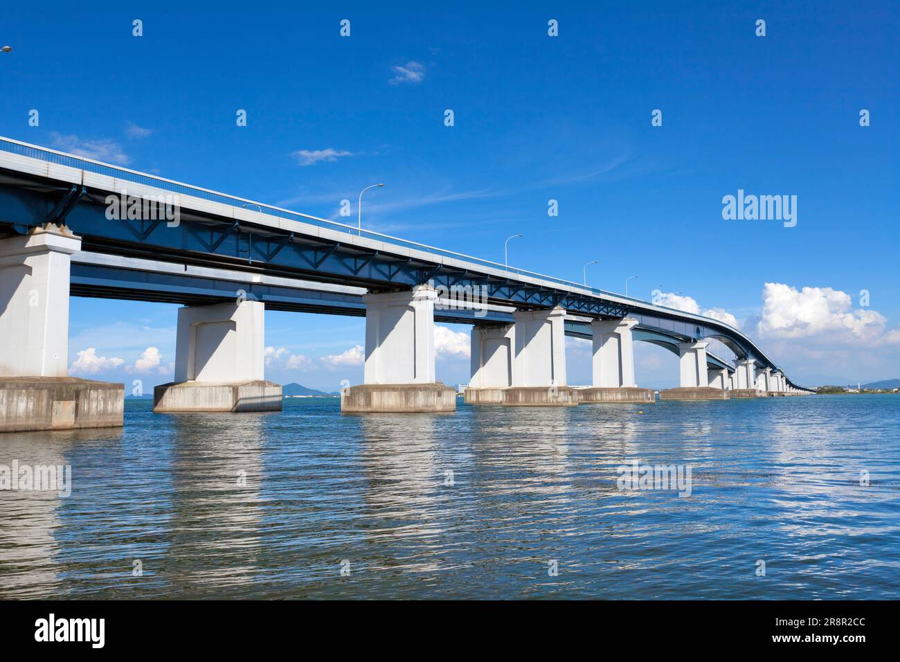 Lake Biwa Bridge and Lake Biwa Stock Photo - Alamy