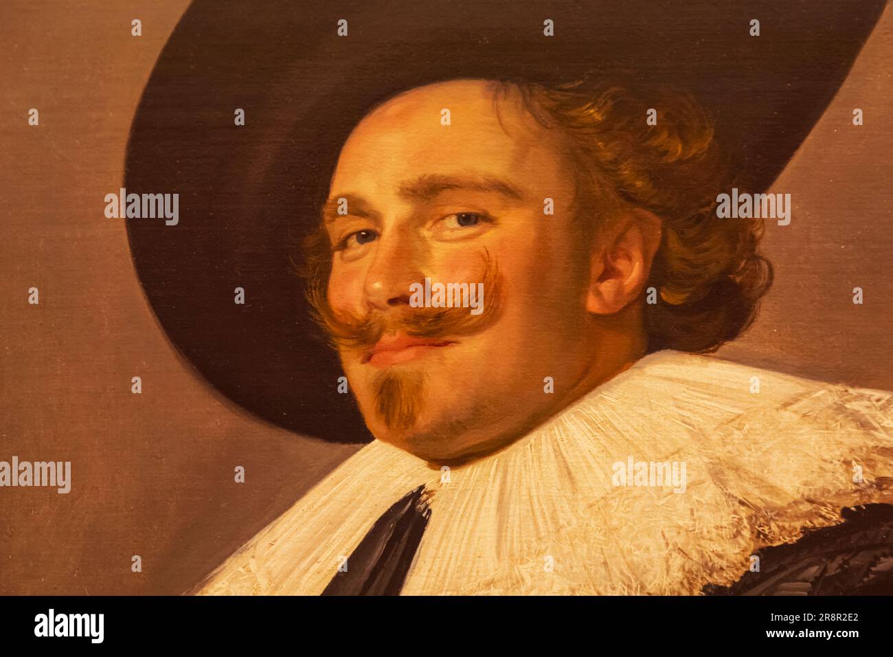 England, London, Heartford House, The Wallace Collection Museum, Painting titled "The Laughing ...