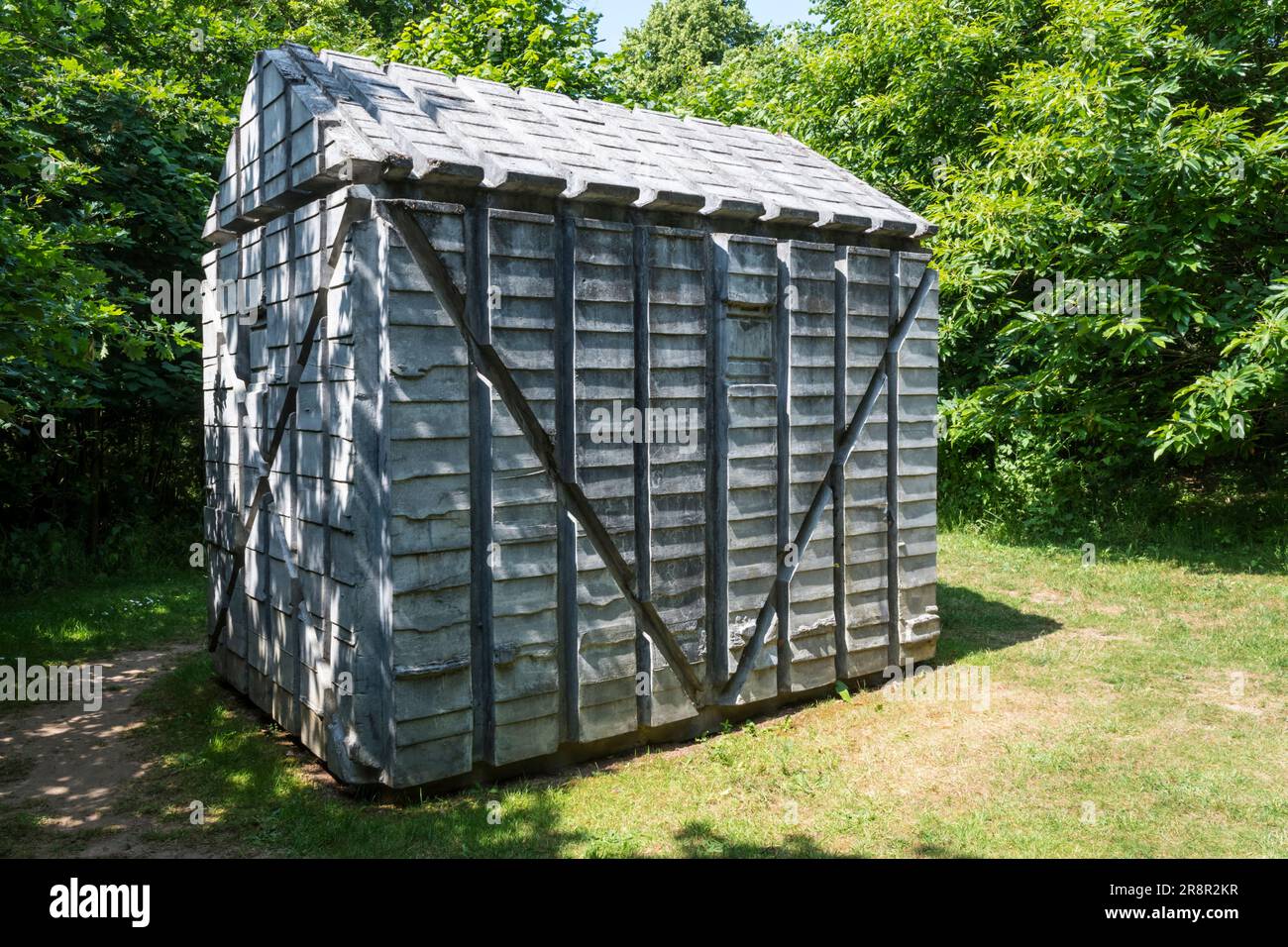 Houghton Hut. Cast concrete. 2015. Rachel Whiteread at Houghton Hall ...