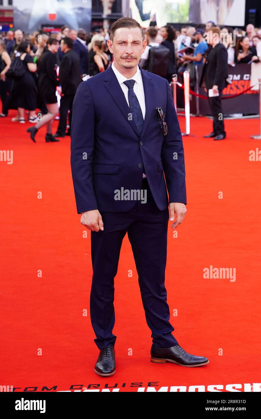 Frederick Schmidt arrives at the UK premiere of Mission: Impossible ...