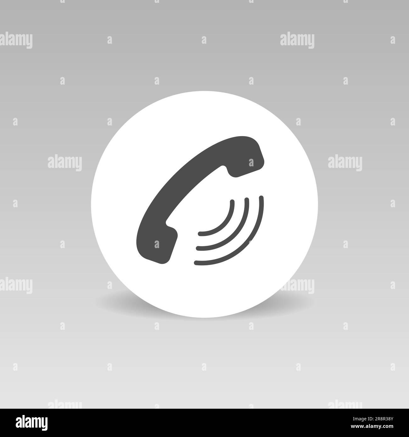 Phone call symbol vector icon call center sign Stock Vector Image & Art ...