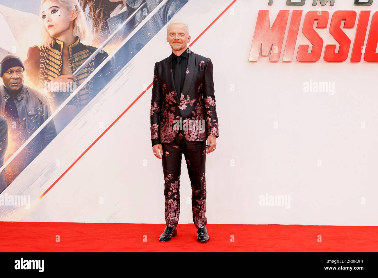 Simon Pegg poses for photographers upon arrival at the premiere of the ...