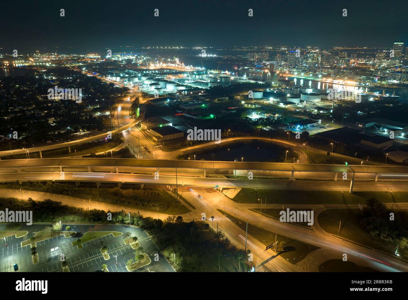 Tampa freeway interchange elevated road hi-res stock photography and ...