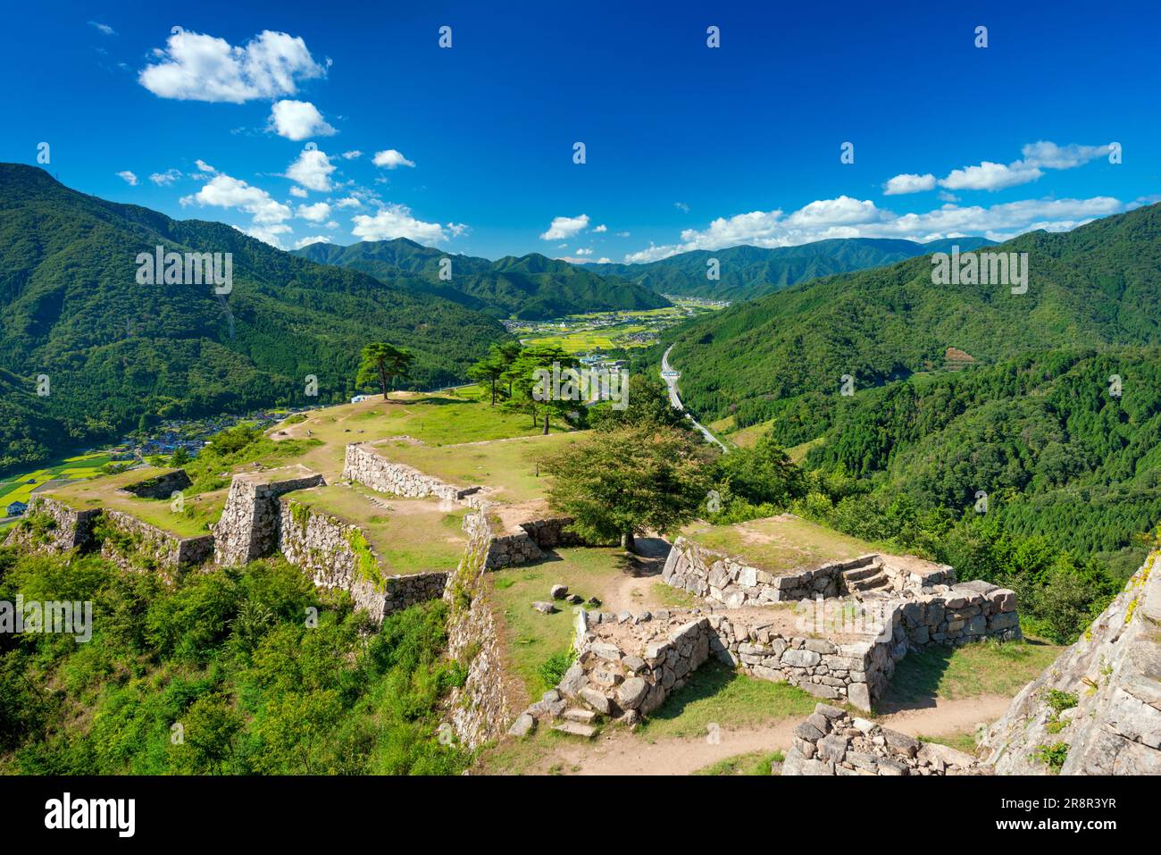 Takeda Castle ruins Stock Photo - Alamy