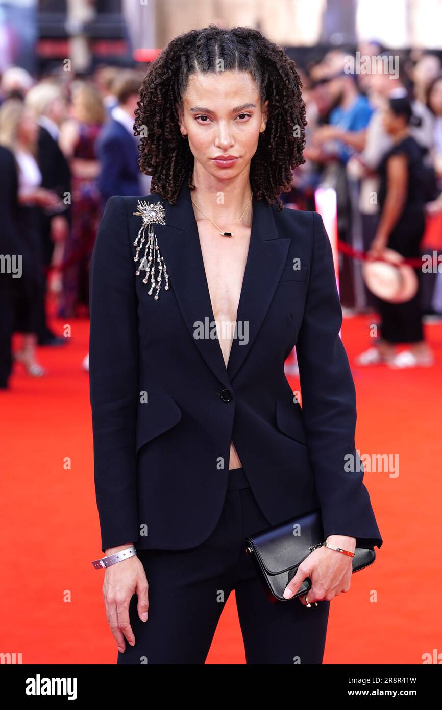 Jordan Rand arrives at the UK premiere of Mission: Impossible - Dead ...