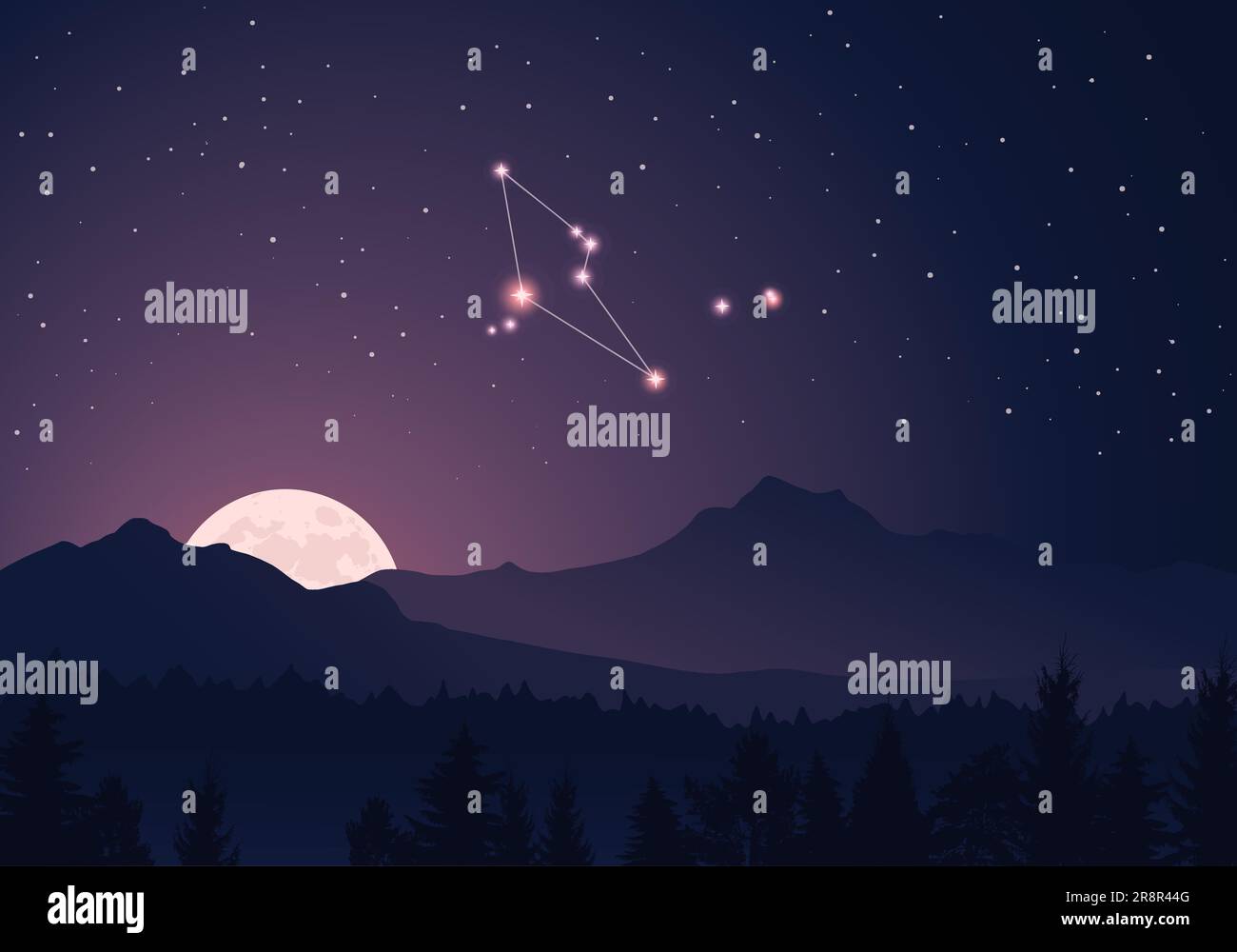 Reticulum constellation hi-res stock photography and images - Alamy