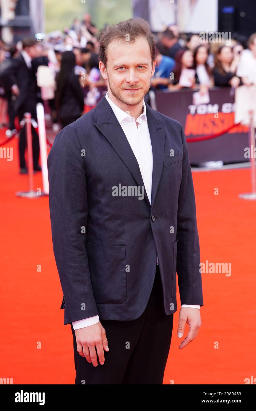 Ivan Ivashkin arrives at the UK premiere of Mission: Impossible - Dead ...