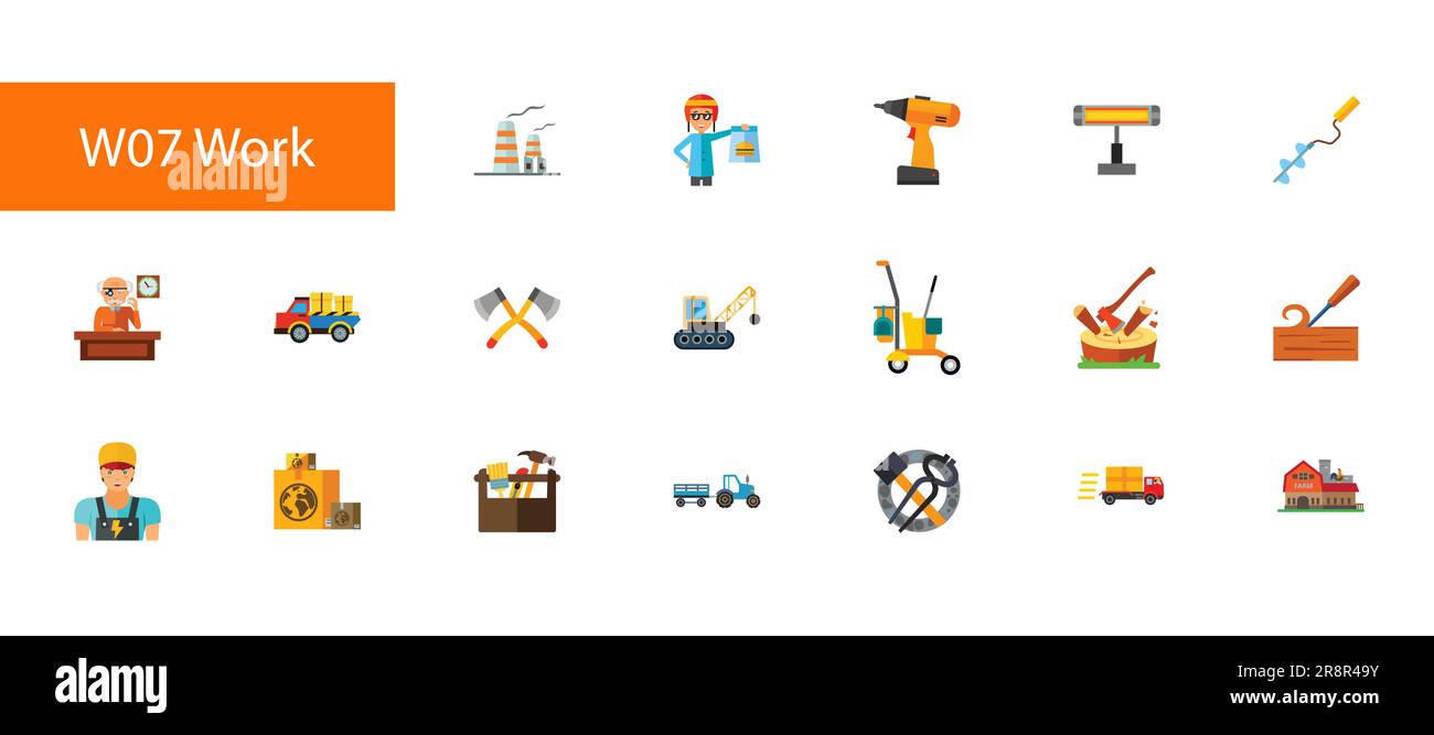 Manual work icon set Stock Vector Image & Art - Alamy Manual work icon set Stock Vector Image & Art - Alamy