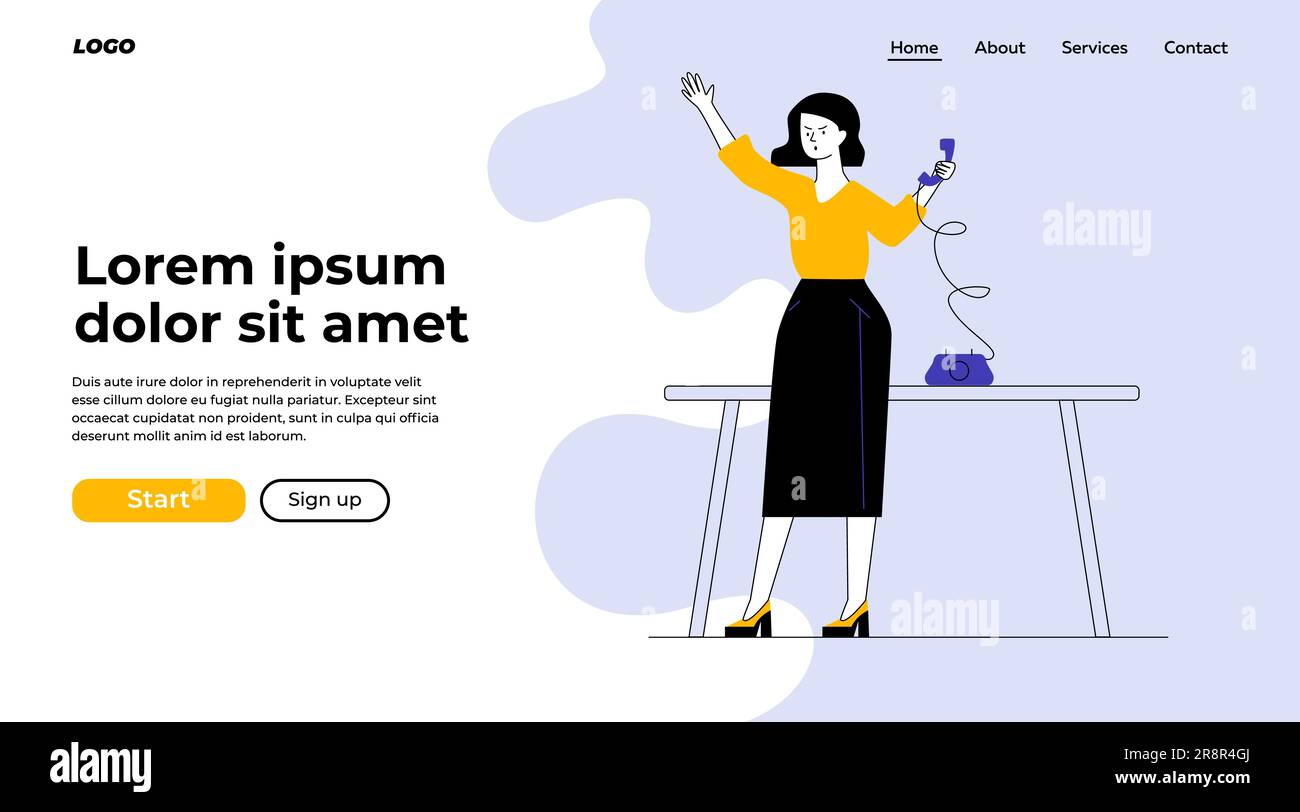 Office assistant vintage Stock Vector Images - Alamy