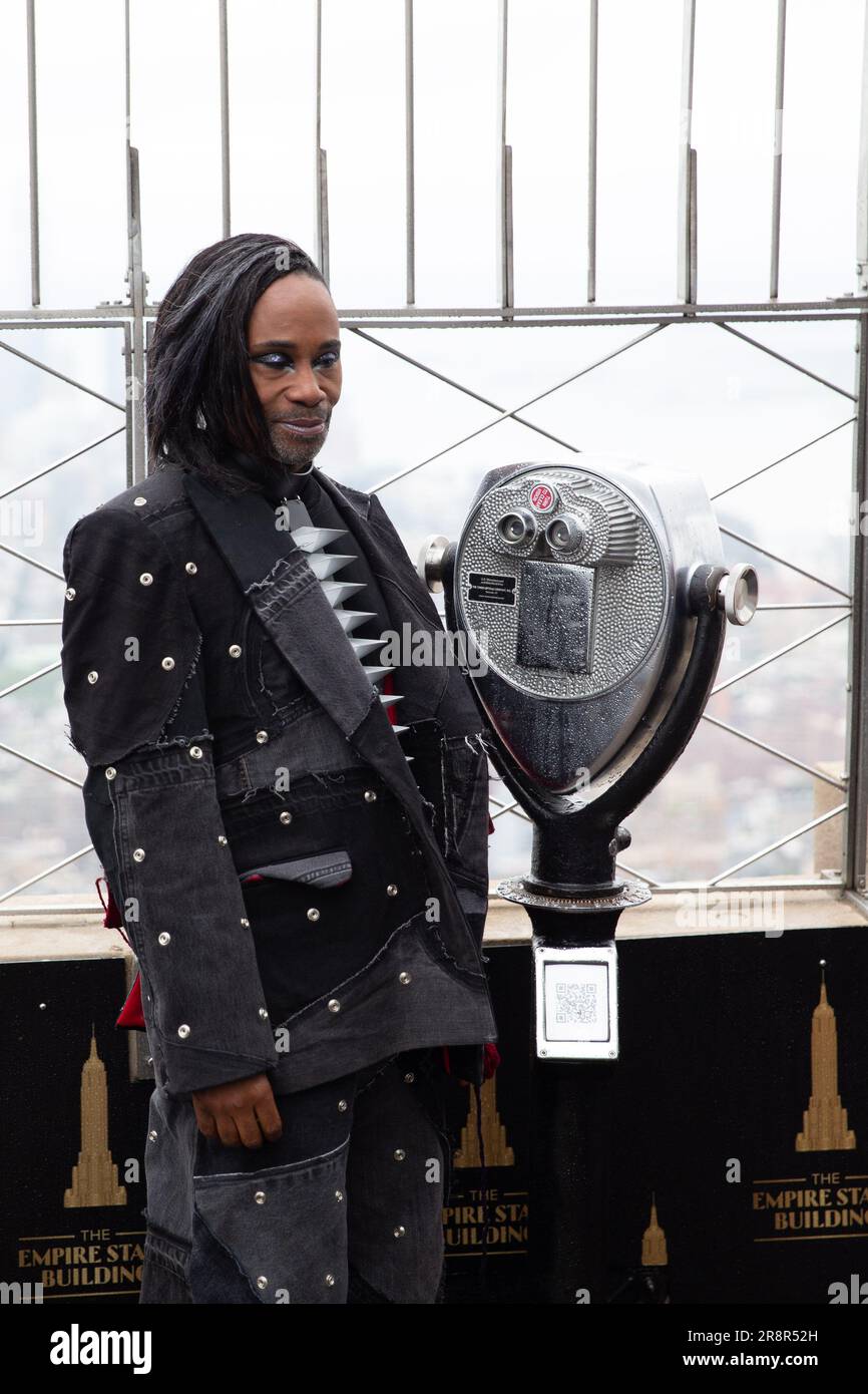 New York, US, 22/06/2026, Billy Porter during the ceremony to light up ...